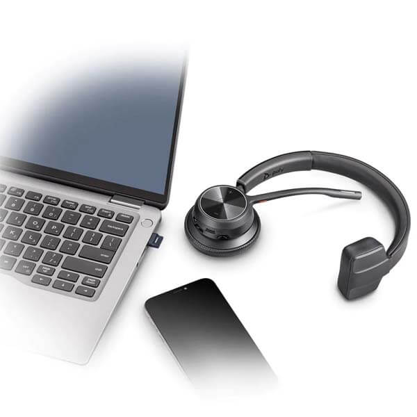 Poly Voyager 4310 UC Wireless Headset, USB-C , 218473-01, 77Y94AA ...